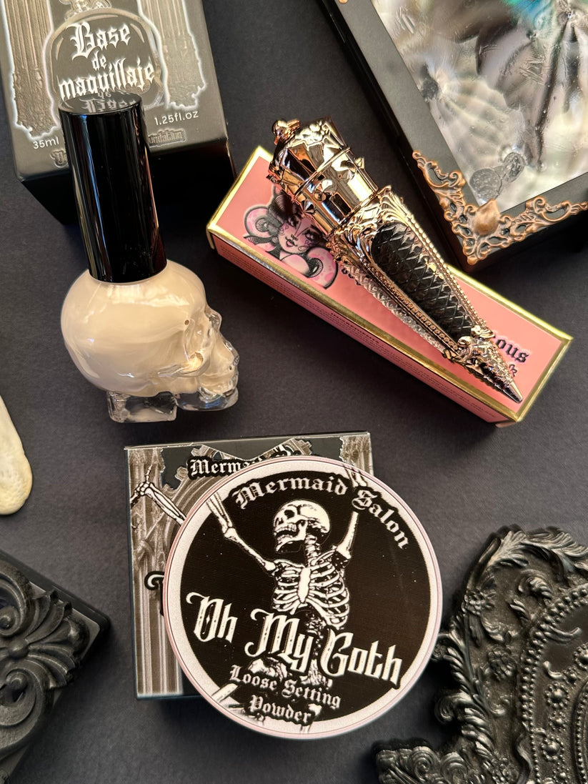 Goth Essentials Bundle - Foundation Powder Lipstick Bundle – Mermaid Salon