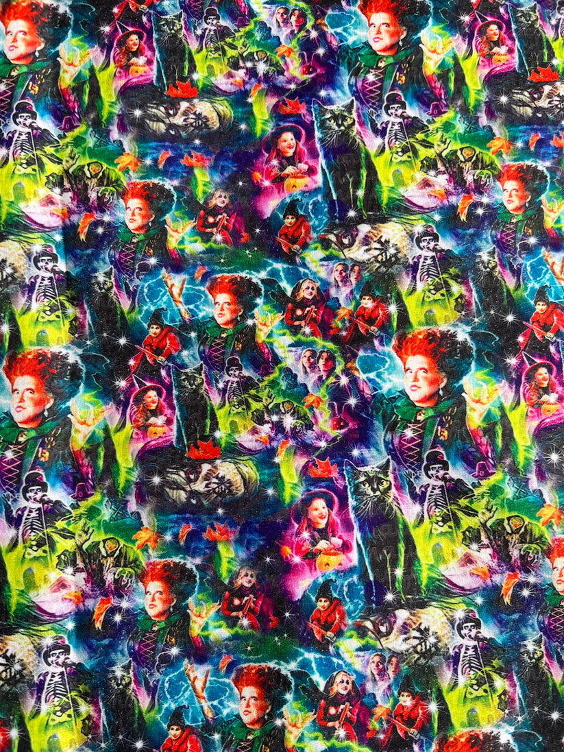 NEON HOCUS POCUS - Polycotton Fabric from Japan – Mermaid Salon